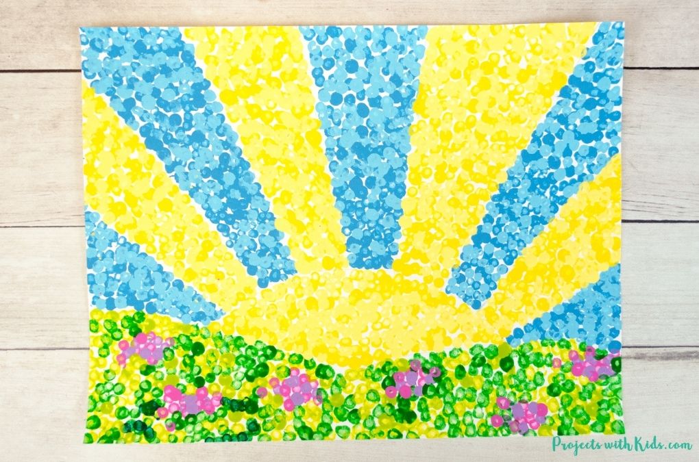 Pencil Eraser Pointillism - Dexter District Library